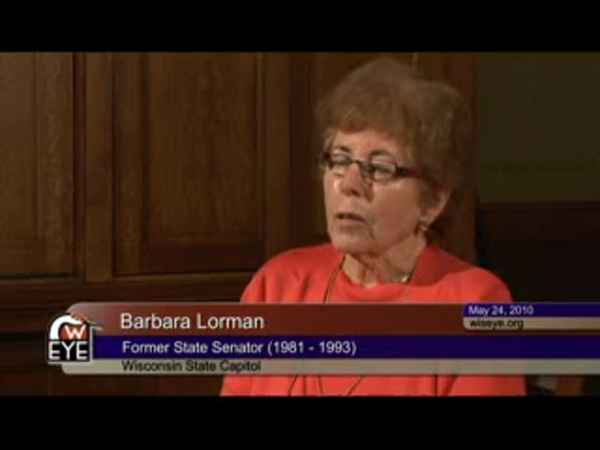 Wisconsin State Senate Reunion Interviews: Senator Barbara Lorman ...