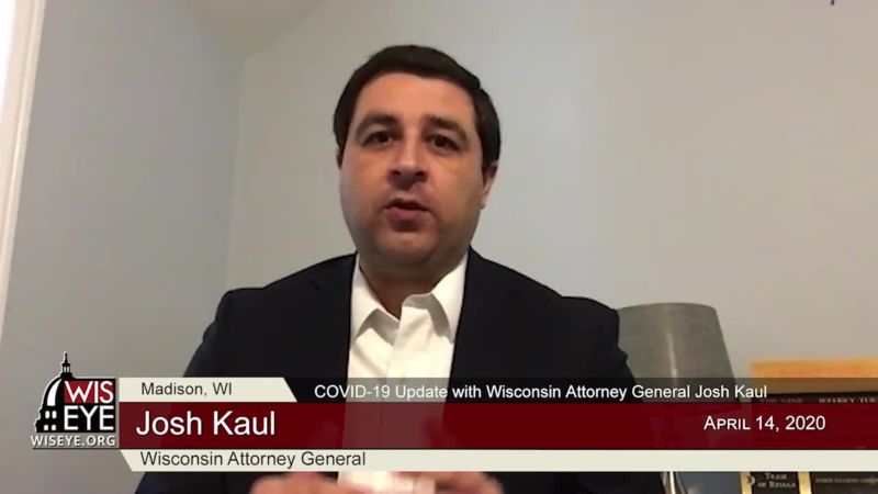 Newsmakers: COVID-19 Update with Wisconsin Attorney General Josh Kaul ...