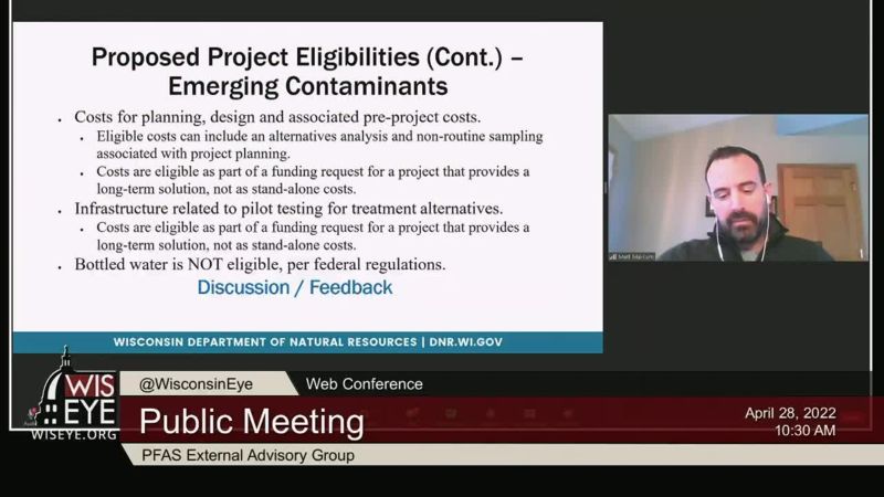 PFAS External Advisory Group - WisconsinEye