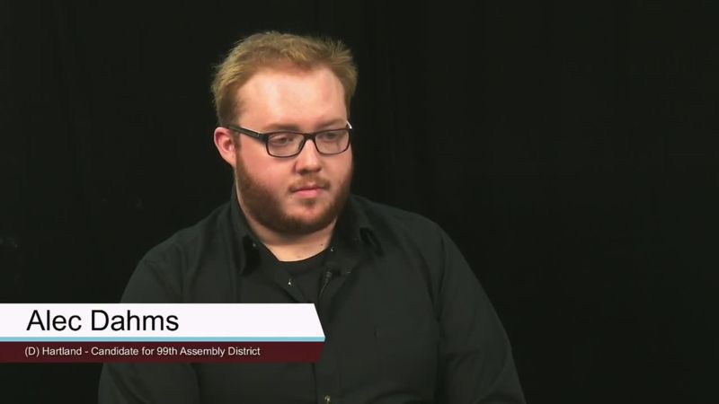 Campaign 2022: Alec Dahms (D) Hartland - Candidate for 99th Assembly ...