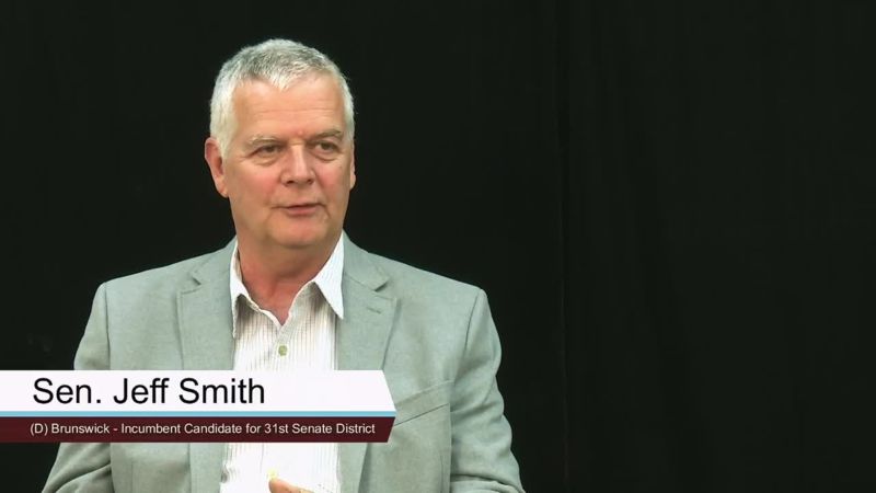 Campaign 2022: Sen. Jeff Smith (D) Brunswick - Incumbent Candidate for ...