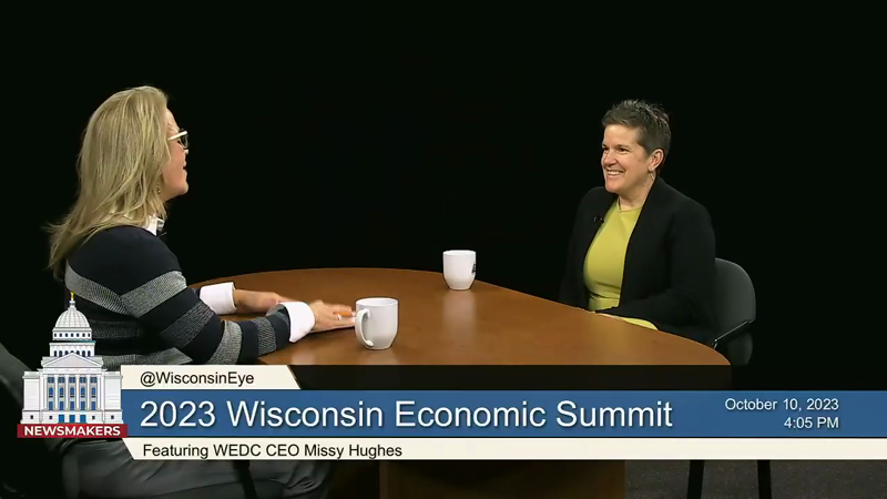 Newsmakers: 2023 Wisconsin Economic Summit with WEDC CEO Missy Hughes - WisconsinEye