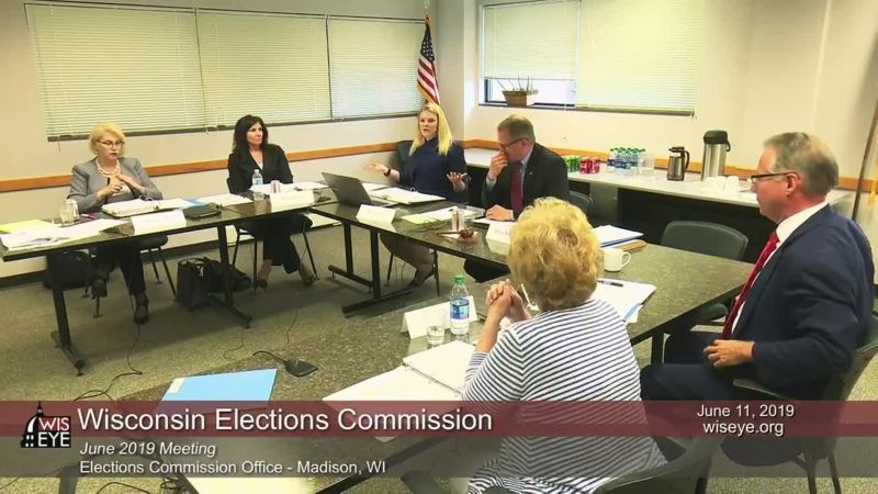 Wisconsin Elections Commission June 2019 Meeting - Part 2 - WisconsinEye