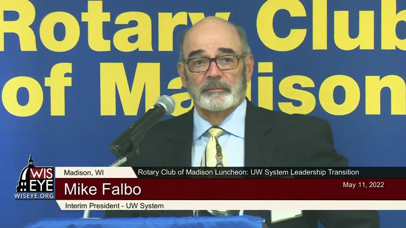 Rotary Club of Madison: Mike Falbo - UW System Leadership Transition ...