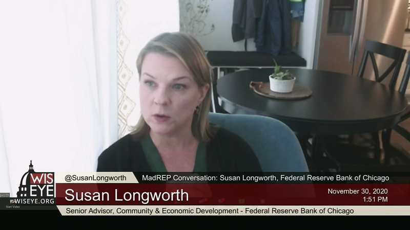 MadREP: Susan Longworth - Federal Reserve Bank of Chicago - WisconsinEye