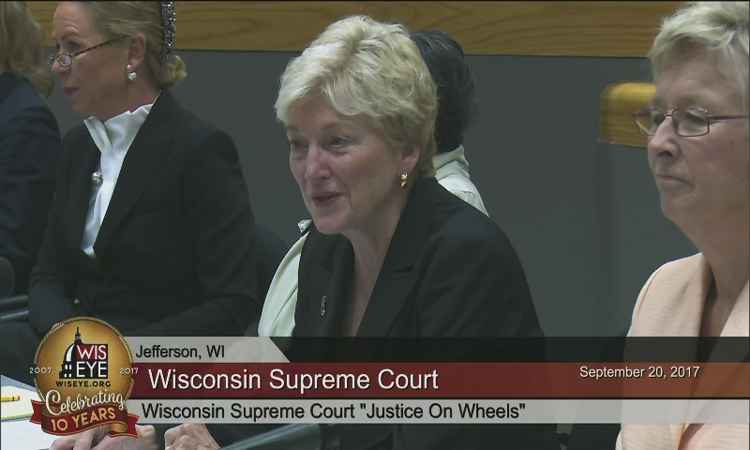 Wisconsin Supreme Court "Justice On Wheels" Introduction and Award ...