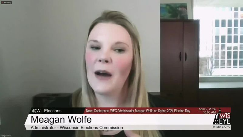 News Conference: WEC Administrator Meagan Wolfe on Spring 2024 Election ...