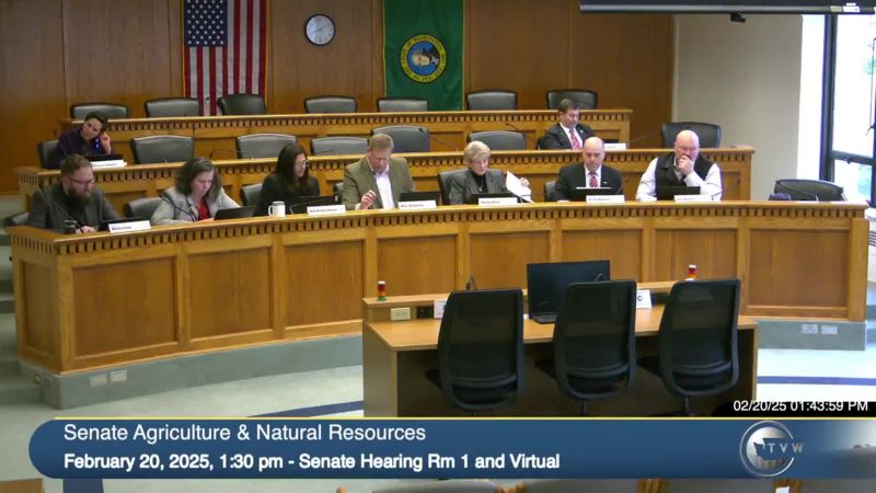 Senate Agriculture & Natural Resources - TVW