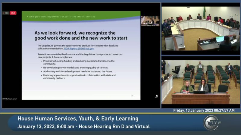 House Human Services, Youth, & Early Learning - TVW