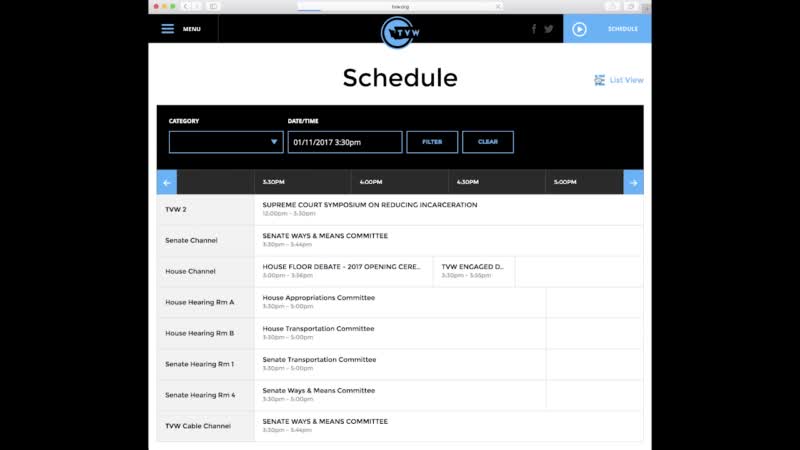 How to Navigate TVW's Website, Archives, and Schedule - TVW