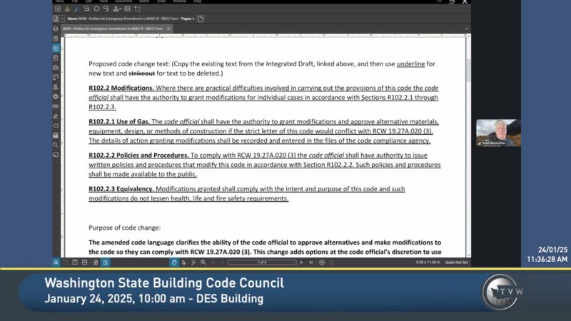 Washington State Building Code Council - TVW
