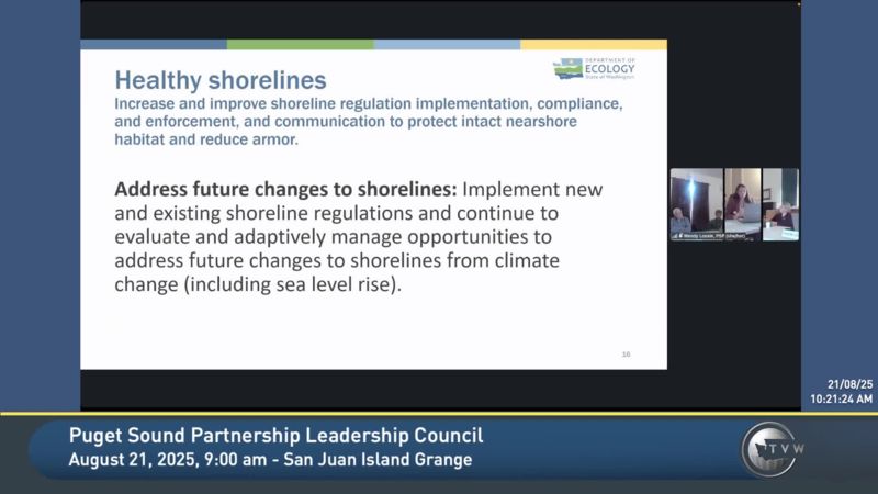 Puget Sound Partnership Leadership Council - TVW