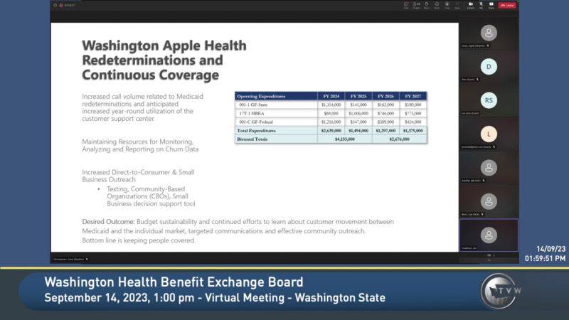 Washington Health Benefit Exchange Board - TVW
