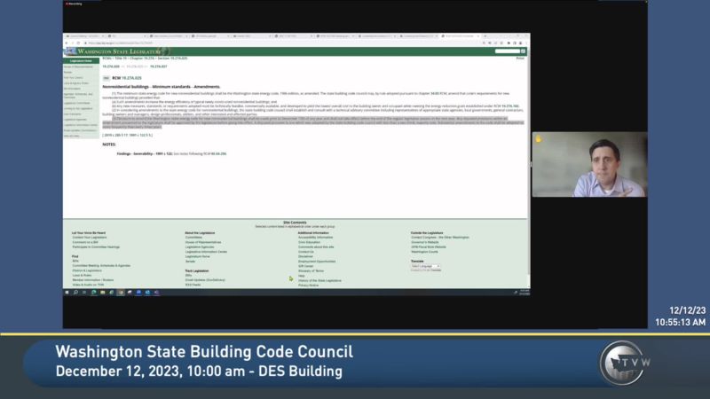 Washington State Building Code Council - TVW