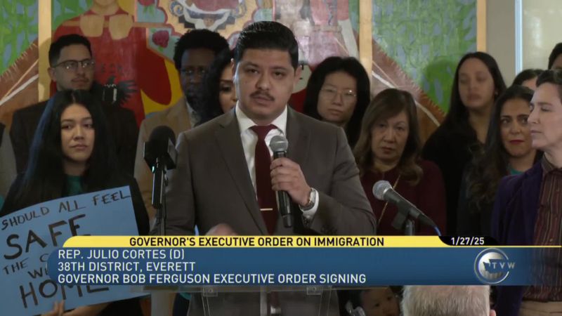 Governor Bob Ferguson Executive Order Signing - TVW