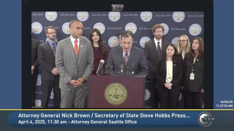 Attorney General Nick Brown / Secretary of State Steve Hobbs Press ...