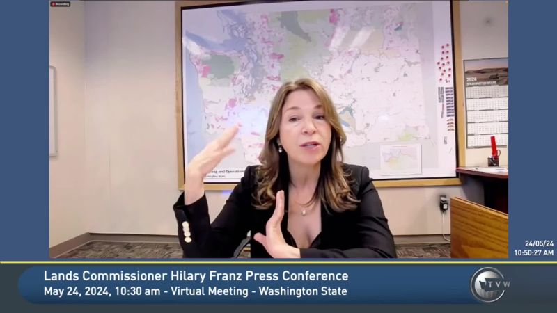 Lands Commissioner Hilary Franz Press Conference - TVW