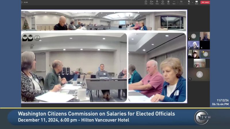 Washington Citizens Commission on Salaries for Elected Officials - TVW