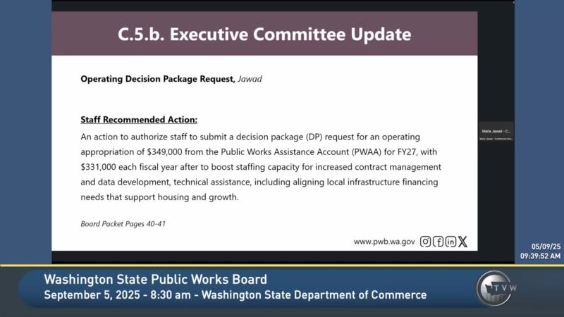 Washington State Public Works Board - TVW