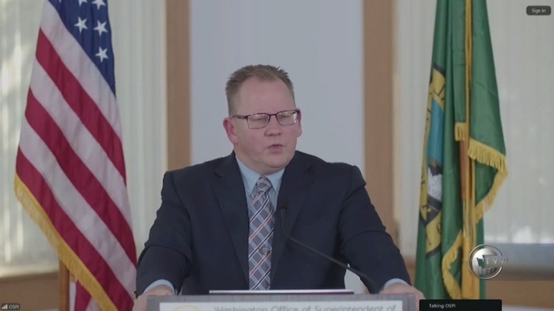 Superintendent of Public Instruction Chris Reykdal Press Conference - TVW