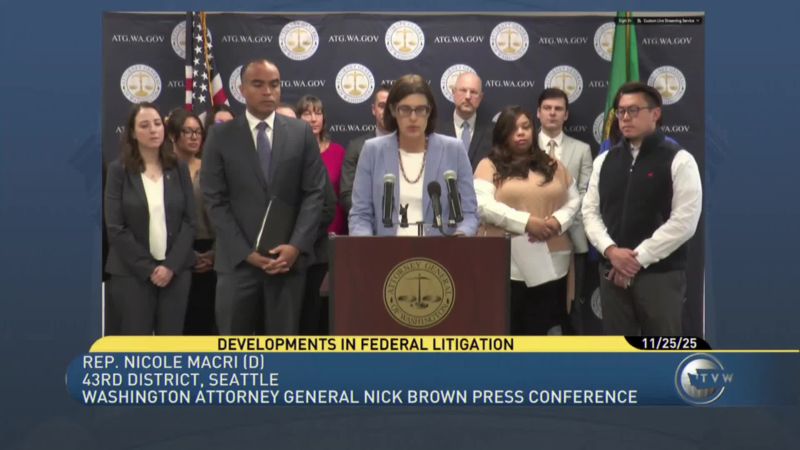 Attorney General Nick Brown Press Conference - TVW
