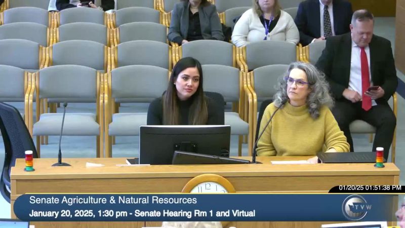 Senate Agriculture & Natural Resources - TVW