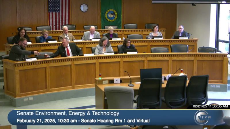 Senate Environment, Energy & Technology - TVW