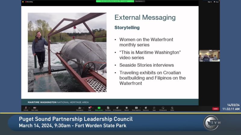 Puget Sound Partnership Leadership Council - TVW