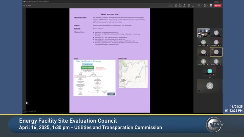 Energy Facility Site Evaluation Council - TVW