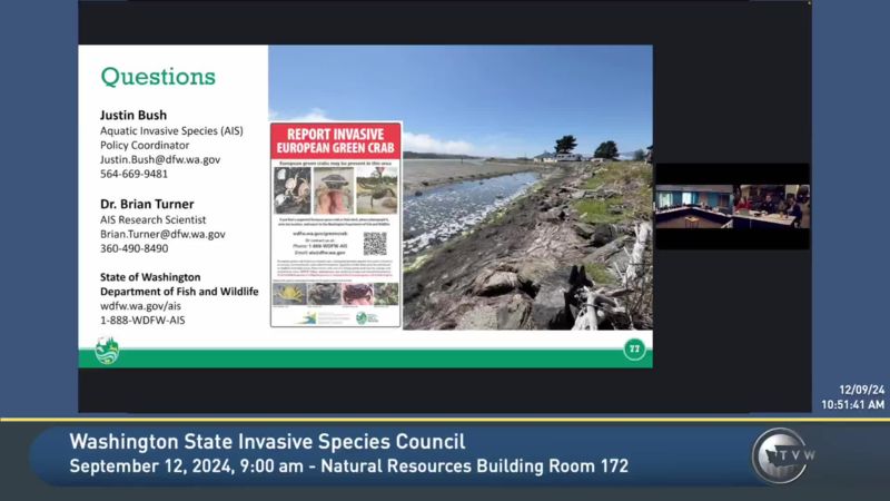 Washington State Invasive Species Council - TVW