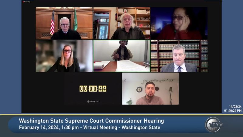 Washington State Supreme Court Commissioner Hearing - TVW Washington State Supreme Court Commissioner Hearing - TVW