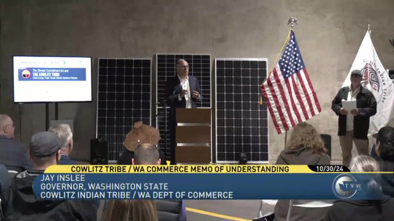 Cowlitz Tribe Clean Energy Celebration / MOU Signing - TVW