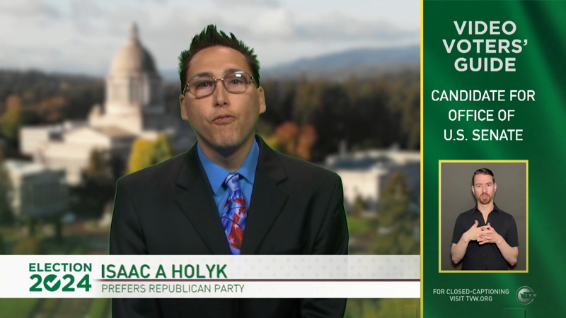 2024 Video Voters' Guide - Isaac A Holyk - TVW