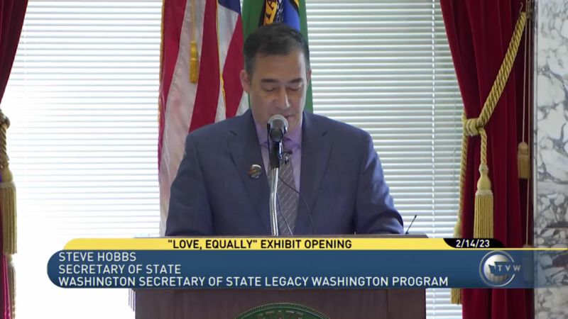 Secretary of State Legacy Washington "Love, Equally" Exhibit Opening - TVW