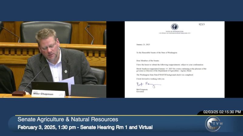 Senate Agriculture & Natural Resources - TVW