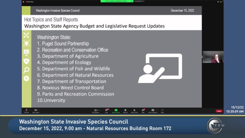 Washington State Invasive Species Council - TVW