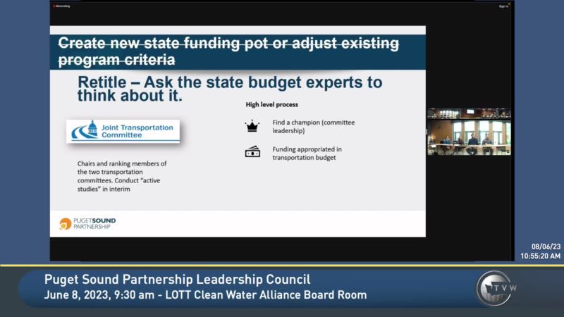 Puget Sound Partnership Leadership Council - TVW