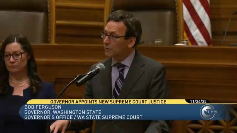 Washington Gov. Bob Ferguson Supreme Court Announcement - TVW