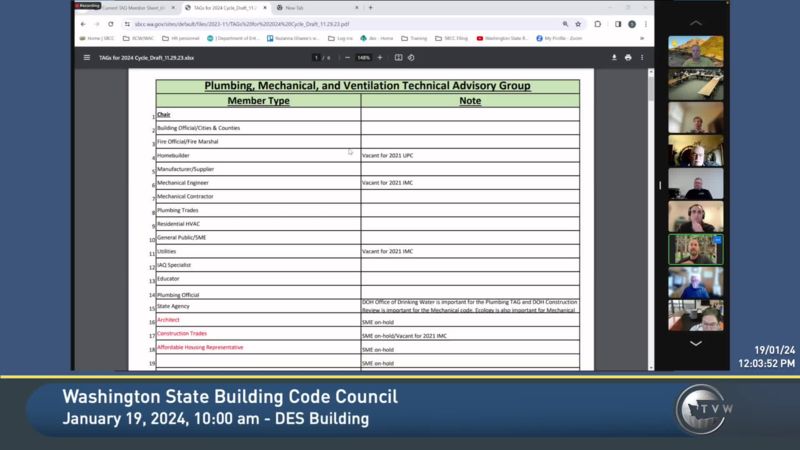 Washington State Building Code Council - TVW