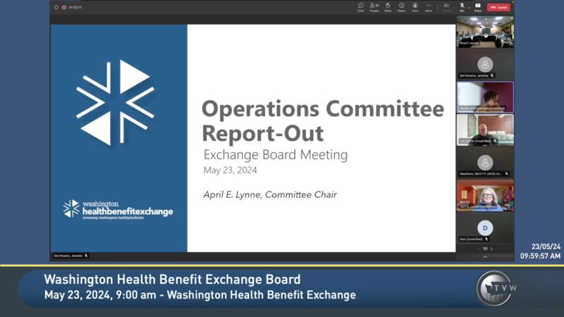 Washington Health Benefit Exchange Board - TVW