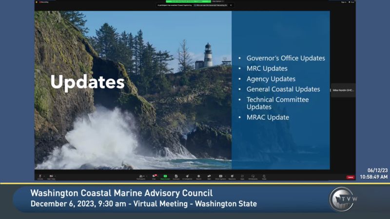 Washington Coastal Marine Advisory Council - TVW