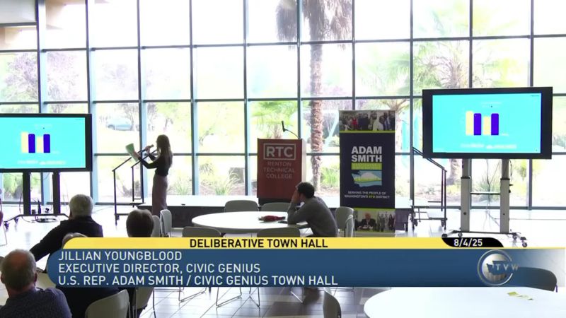 Rep. Adam Smith / Civic Genius Deliberative Town Hall - TVW