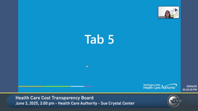 Health Care Cost Transparency Board - TVW