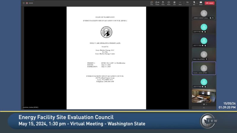 Energy Facility Site Evaluation Council - TVW