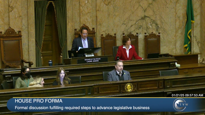 House Pro Forma Session - January 21 - TVW