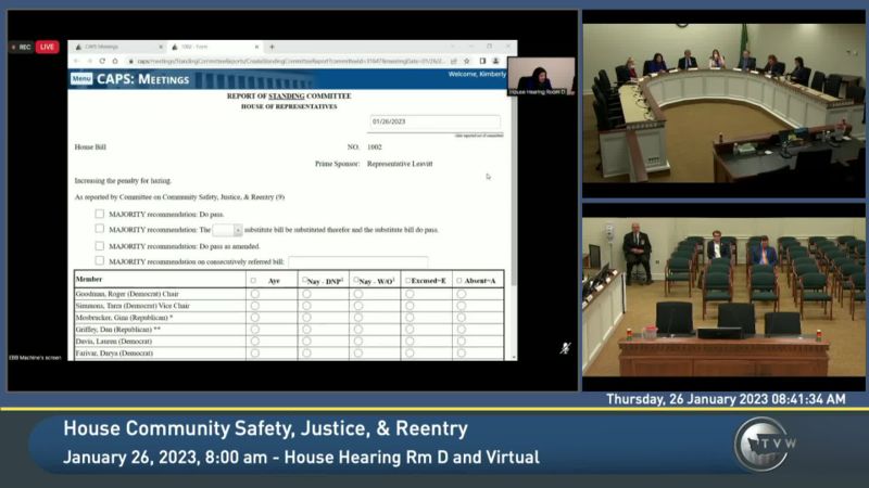 House Community Safety, Justice, & Reentry - TVW