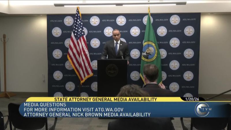 Attorney General Nick Brown Media Availability - TVW