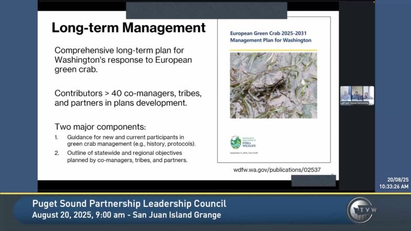 Puget Sound Partnership Leadership Council - TVW