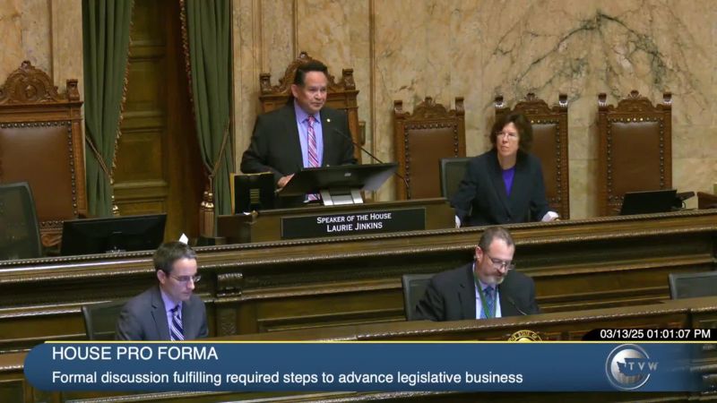 House Pro Forma Session - March 13 - TVW