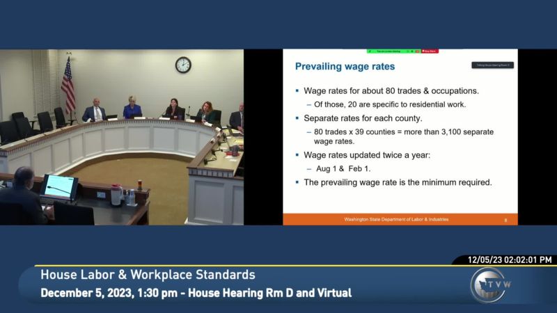 House Labor & Workplace Standards - TVW